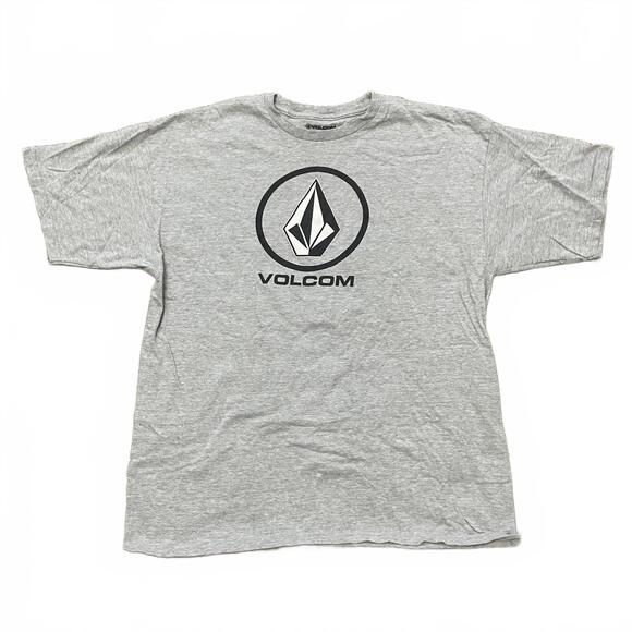 Volcom | Shirts | Vintage Volcom 200s Y2k Gray Black Ss Tshirt Mens Sz ...